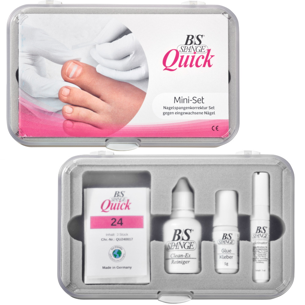 B/S Spangen Quick Mini-Set - Nagelkorrektur - Fußpflege - RAUE GmbH