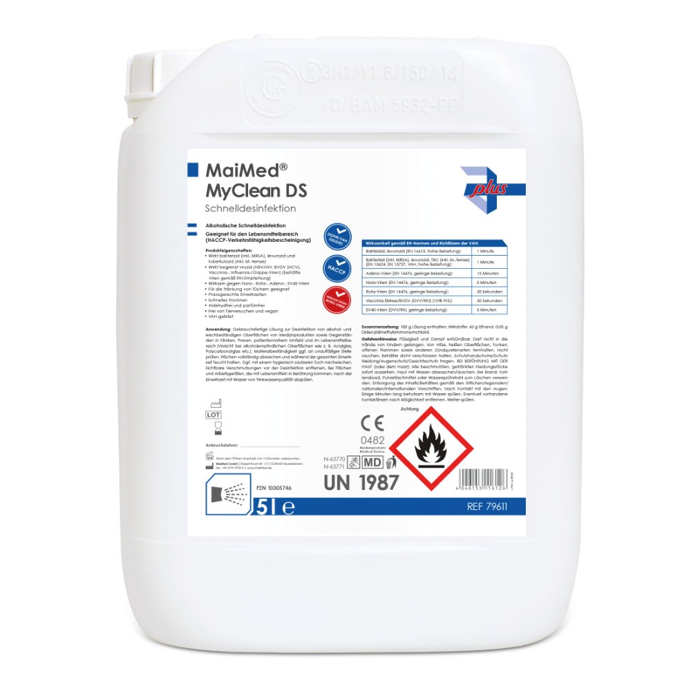 MyClean DS Schnelldesinfektion 5000 ml - Footcare - RAUE GmbH