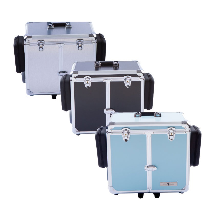 Alu-Rollkoffer, mit zweifach-Steckdose - Cases - Equipment - RAUE GmbH